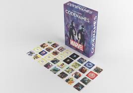 Codenames Marvel/Czech Games/2 a 8 jogadores/8 anos/Card Game - Meeple Forasteiro Jogos de Tabuleiro
