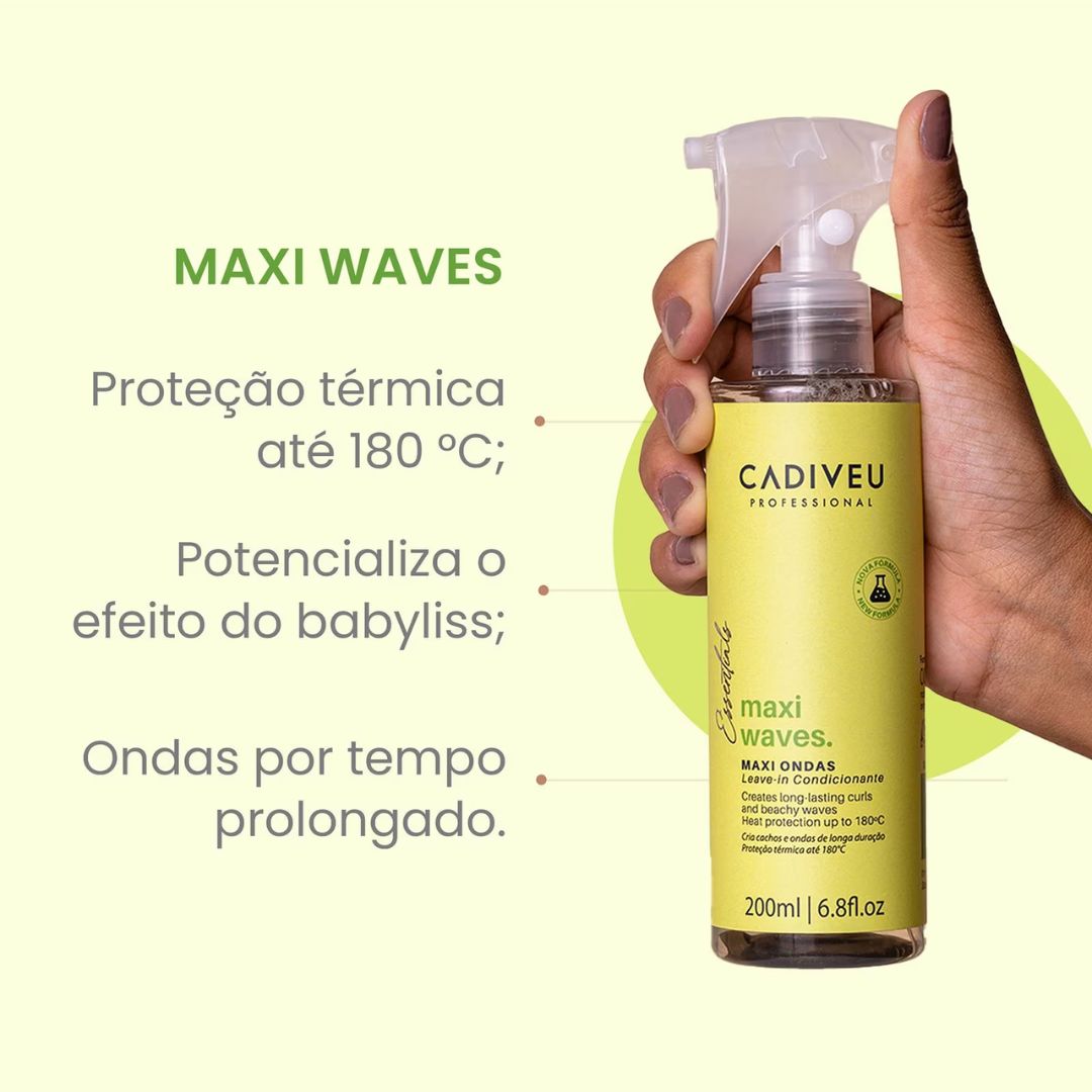Cadiveu Maxi Ondas Fluido Ativador de Cachos 200ml - VIVA LA BELEZA ...
