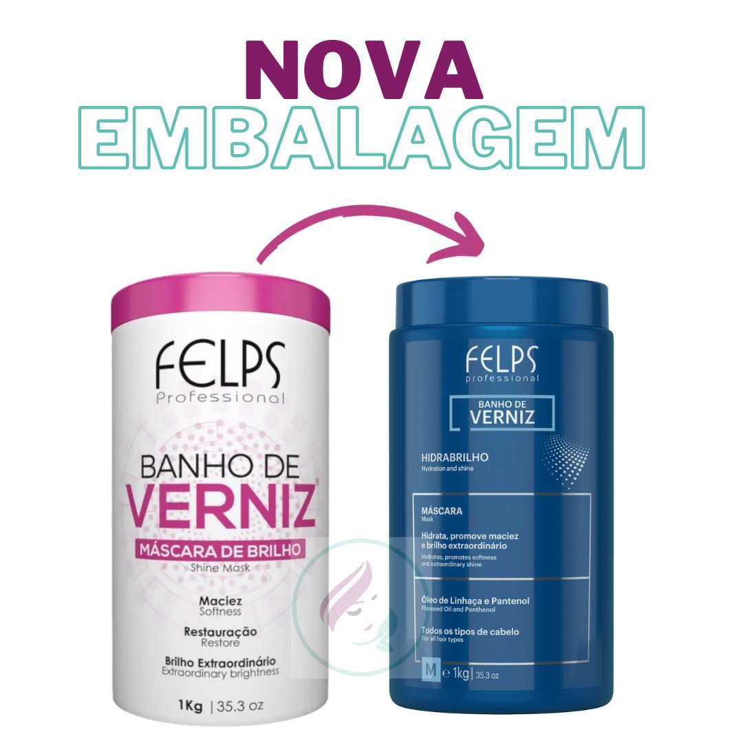 Felps Kit Cronograma Capilar Nutrição e Brilho 2x1Kg - VIVA LA BELEZA ...