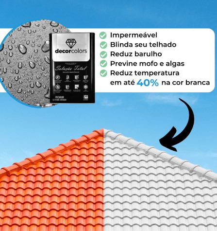 Borracha Líquida Solução Total Telha 4,3kg - Decor Colors - Grupo Max