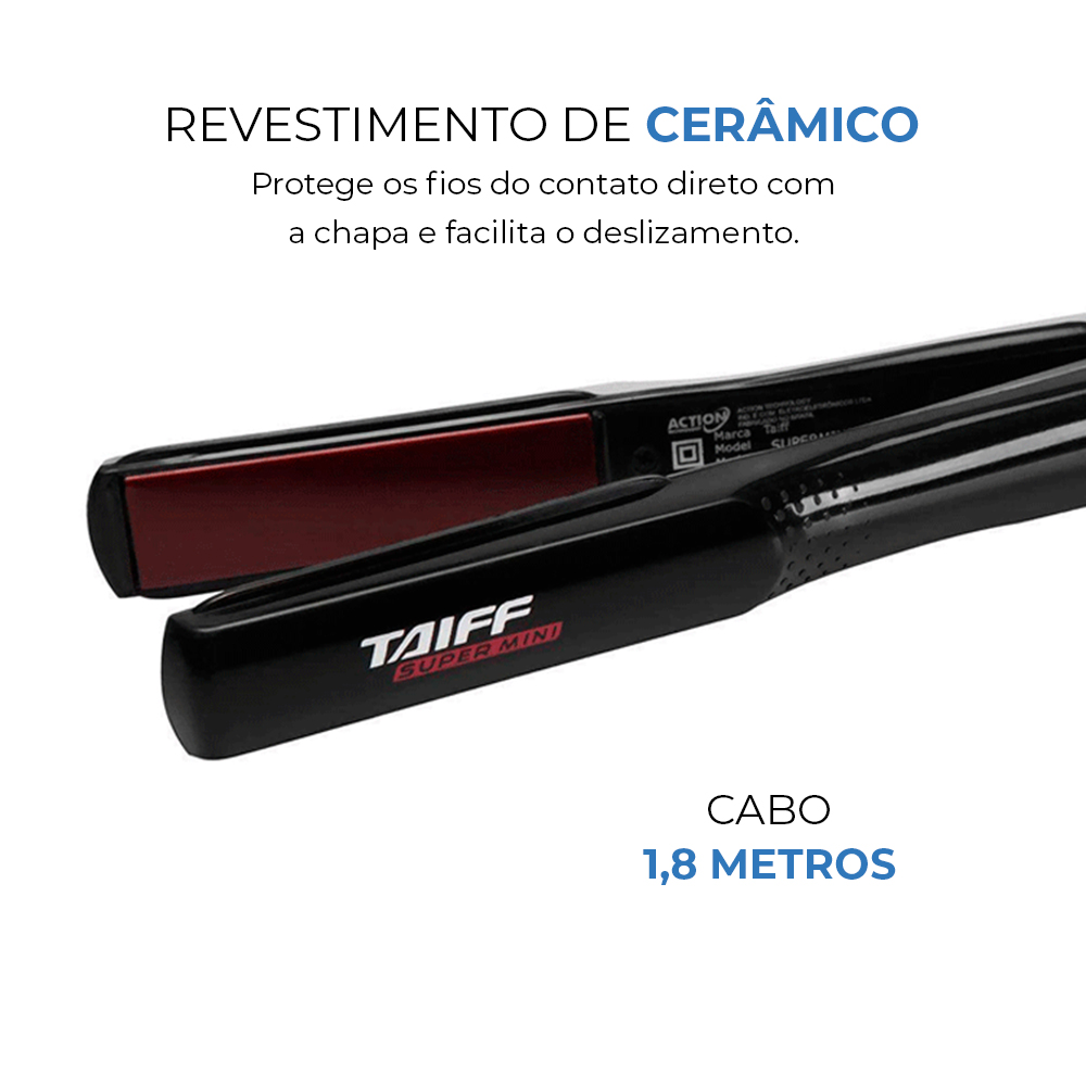 Prancha Alisadora Taiff Super Mini Bivolt - REP STORE