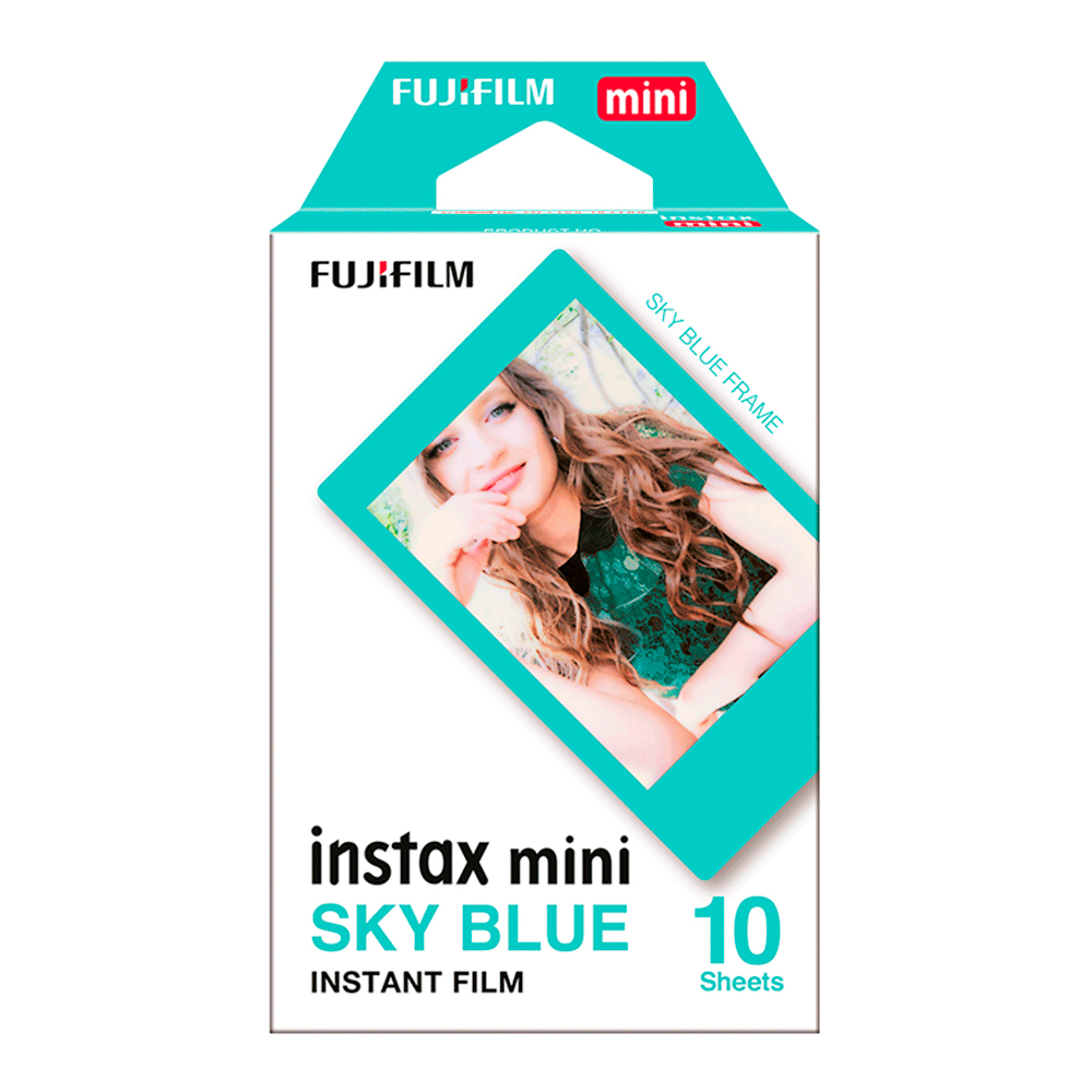 Filme Instax Mini Sky Blue 10 Fotos - REP STORE