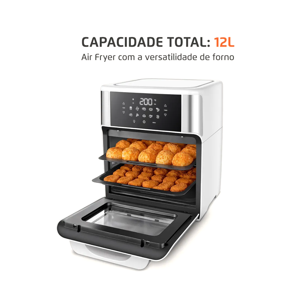 Fritadeira Air Fryer Forno Mondial 12l Br Afon-12l-wi 220v - REP STORE