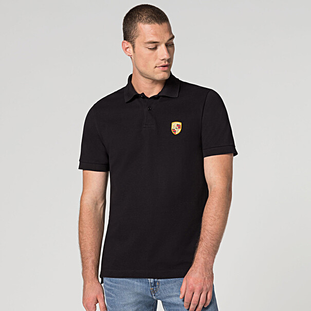 Camisa polo masculina, emblema Porsche tam M - Loja Porsche Center Salvador