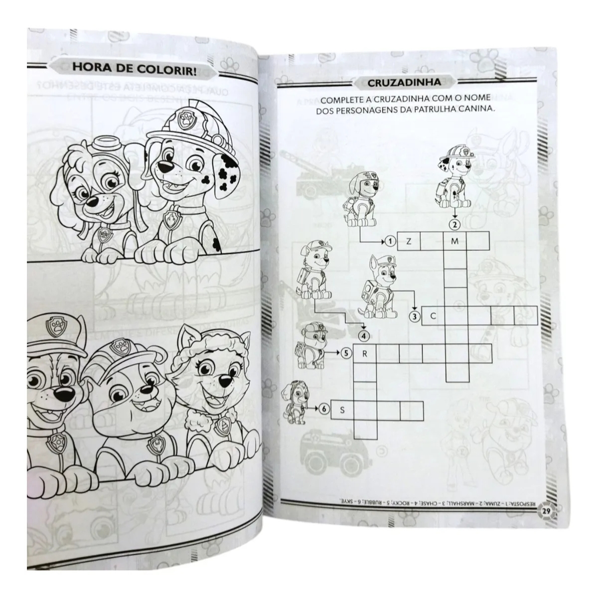 Livro Patrulha Canina 365 Atividades E Desenhos Para Colorir - Inventio Store