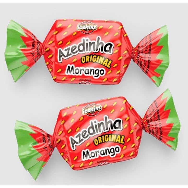 Bala Cory Mastigável Azedinha Morango - Pacote 500G - Loja de festa ...