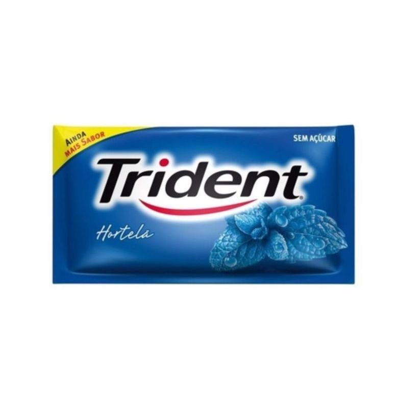 Chiclete Trident Sabor Hortelã - Display 168G - Loja de festa Cabral e ...