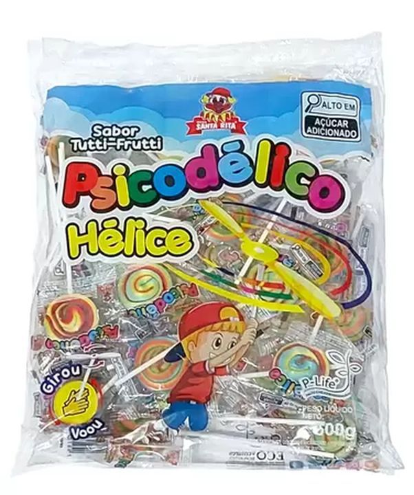 Pirulito Psicodélico Hélice - Pacote com 500G - Loja de festa Cabral e ...