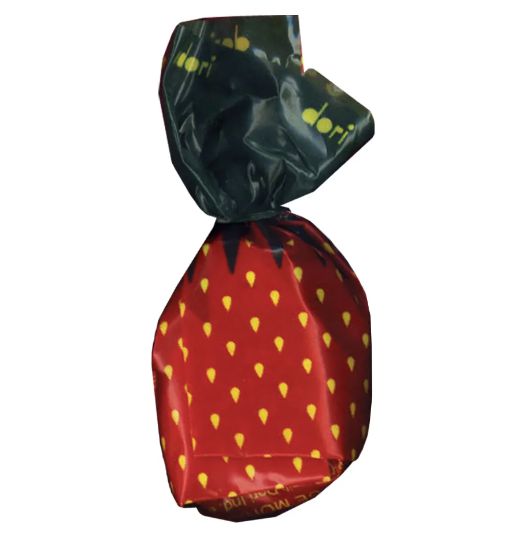 Bala de Morango Recheada Dori - Pacote 600G - Loja de festa Cabral e Sousa