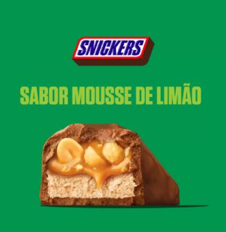 Chocolate Snickers Sabor Mousse De Limão - 42G - Loja de festa Cabral e ...