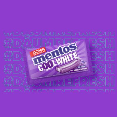 Mentos Cool White Blue Raspberry - 8,5G - Loja de festa Cabral e Sousa