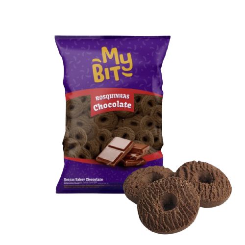 Rosquinhas My Bit Sabor Chocolate - 300G - Loja de festa Cabral e Sousa
