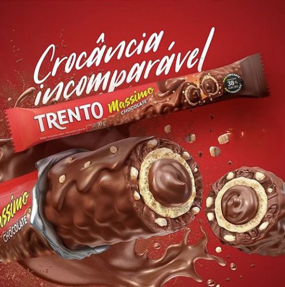 Wafer Trento Massimo Chocolate 30G - Loja de festa Cabral e Sousa