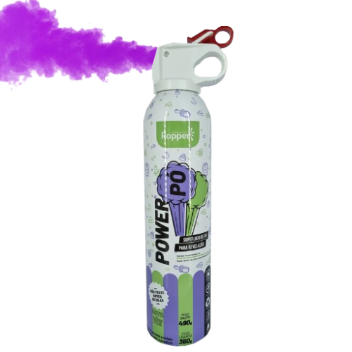 Popper Power Pó Revelação Roxo 360G - Loja de festa Cabral e Sousa