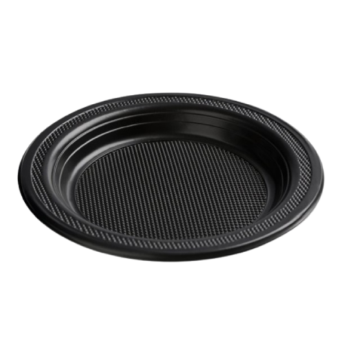 Prato Raso Descartável Copobras Preto 15CM - Pacote com 10 UN - Loja de ...