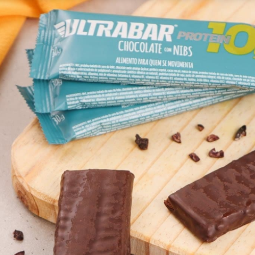 Barra Ultrabar de Chocolate com Nibs de Cacau 30G - Loja de festa ...