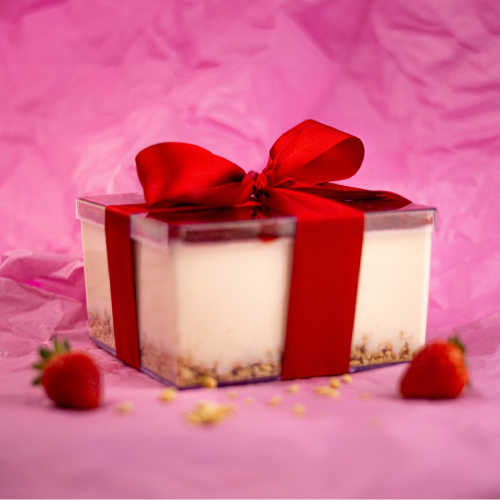 Cake Box Cristal Quadrada com Tampa 1,5L - Loja de festa Cabral e Sousa