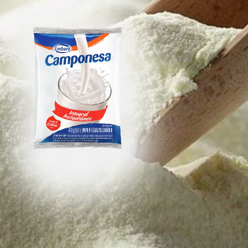 Leite em Pó Camponesa Integral Instantâneo 400G - Loja de festa Cabral ...