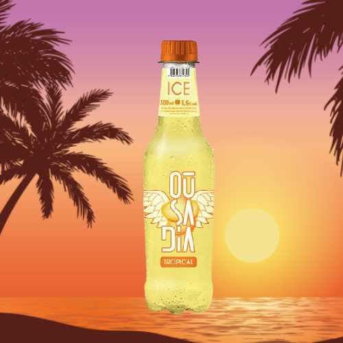 Coquetel Alcóolico Ousadia Tropical 350 Ml - Loja de festa Cabral e Sousa