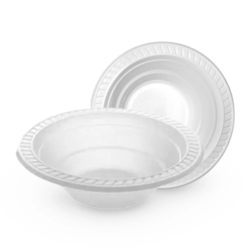 Prato Fundo Descartável Copobras Branco 15CM - Pacote com 10 UN - Loja ...