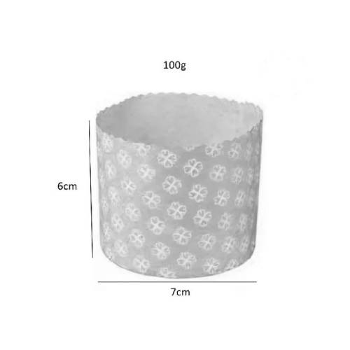 Forma Marrom para Panettone 100G - 10 UN - Loja de festa Cabral e Sousa