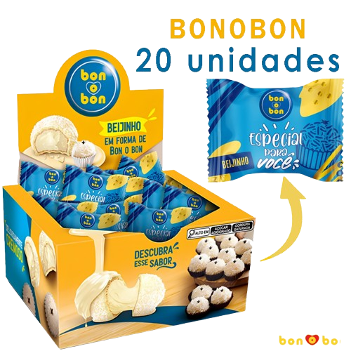 Bombom Wafer Bon o Bon Beijinho - Display com 300G - Loja de festa ...
