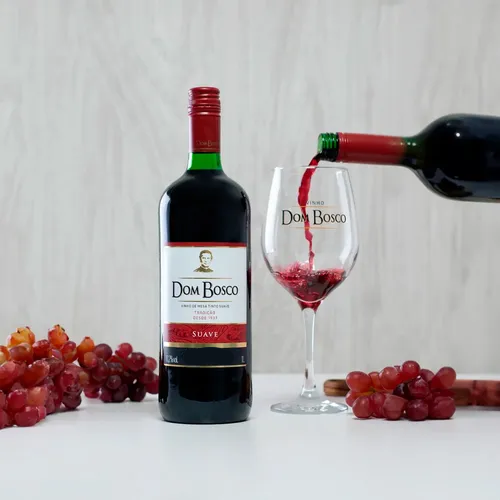 Vinho Dom Bosco Tinto Suave - Garrafa com 750ML - Loja de festa Cabral ...