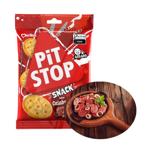 Snack Pit Stop Sabor Calabresa - Pacote com 60G - Loja de festa Cabral ...