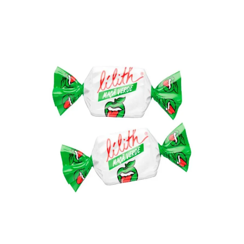 Bala Mastigável Lilith Maçã Verde - Embalagem com 100G - Loja de festa ...