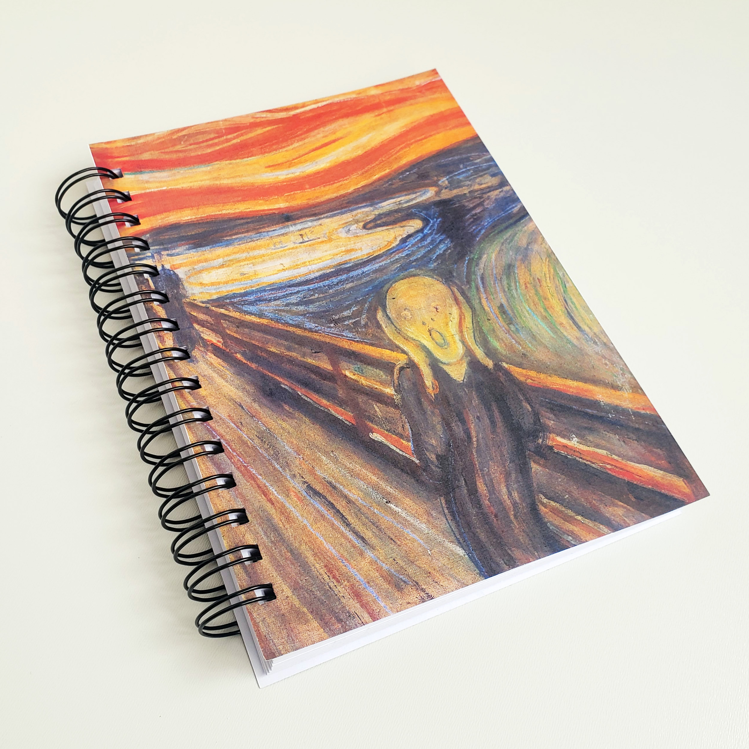 Sketchbook para Desenho A5 O Grito Edvard Munch - Brujas Cadernos