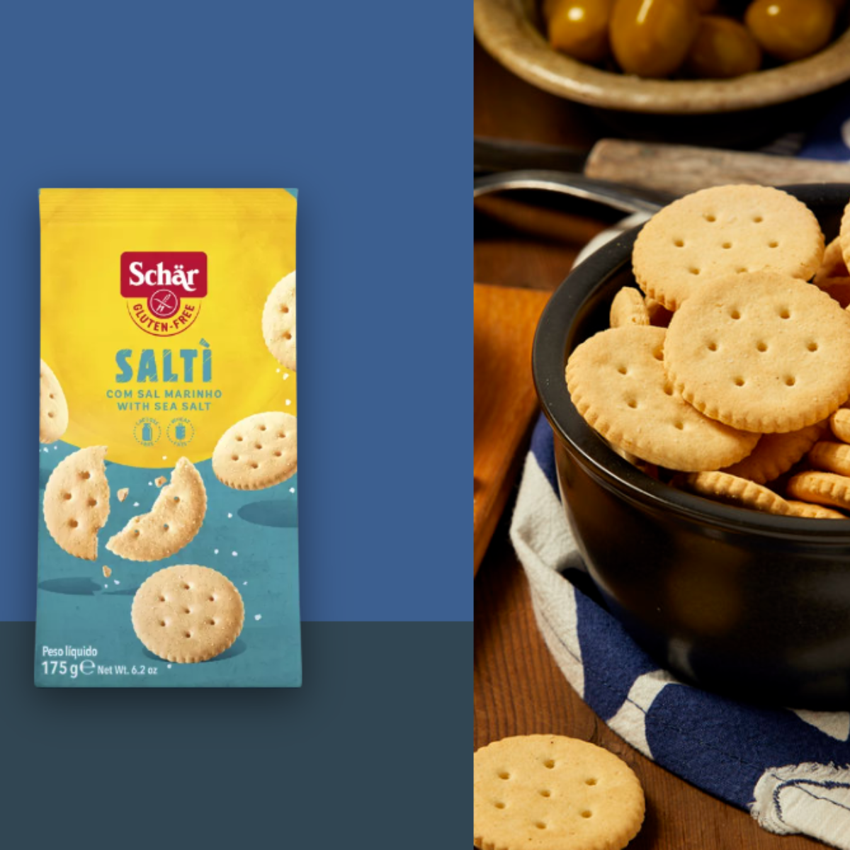 Biscoito Salti Crocante sem Glúten Zero Lactose 175g - Pandix ...