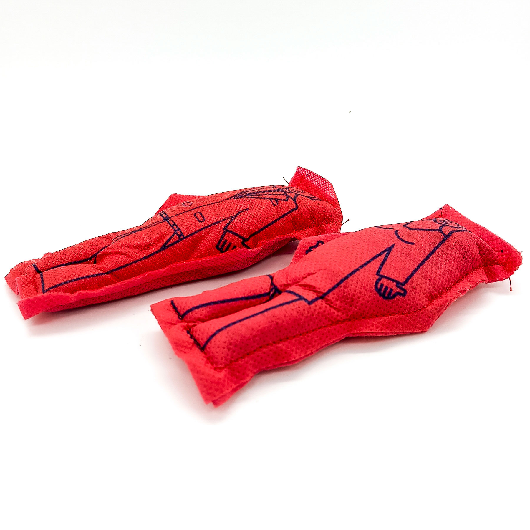 Boneco De Vodu Vermelho Casal Vudu Homem E Mulher Para Magia - Império ...