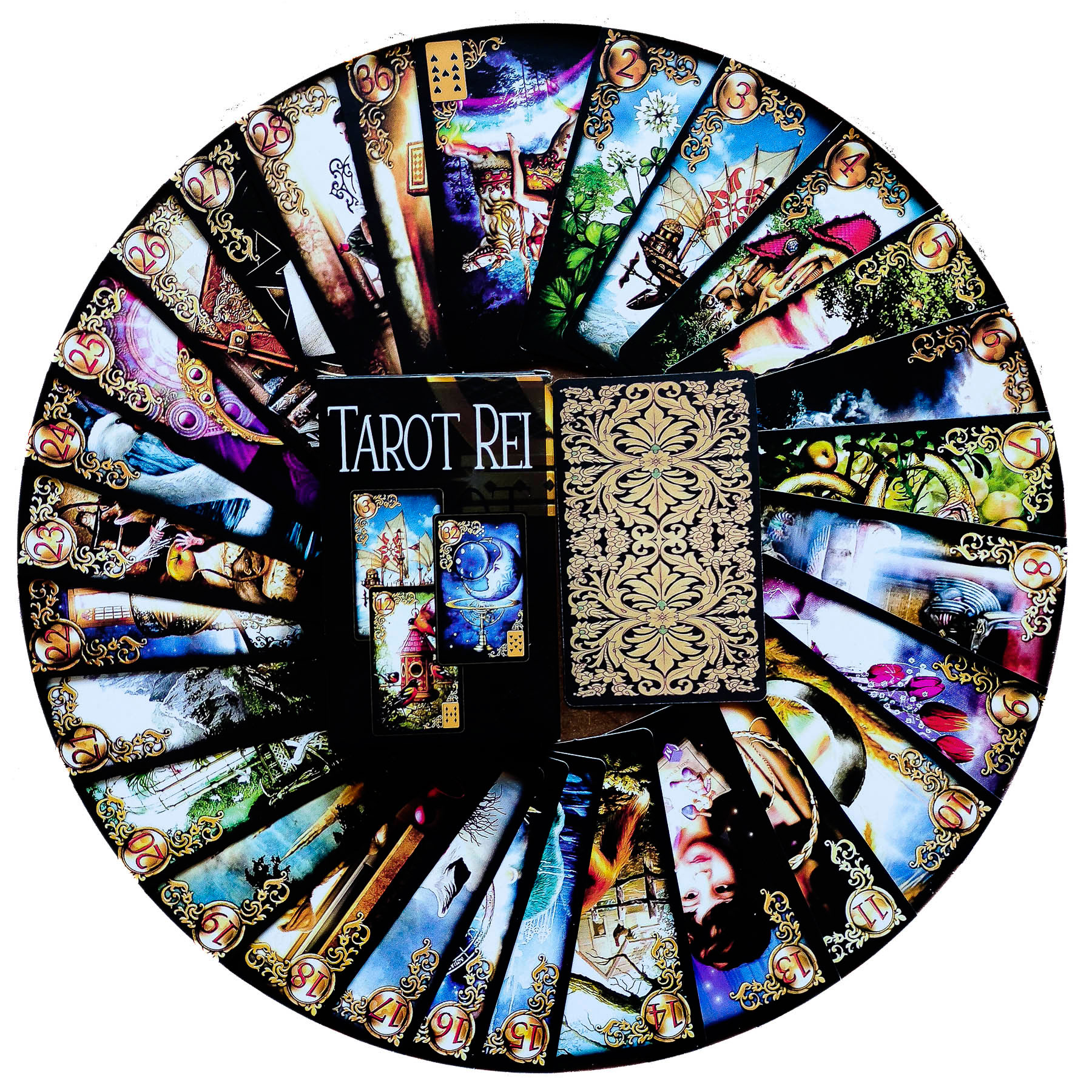 Tarot Rei Com 36 Cartas + Manual - Império de Padilha - Artigos ...