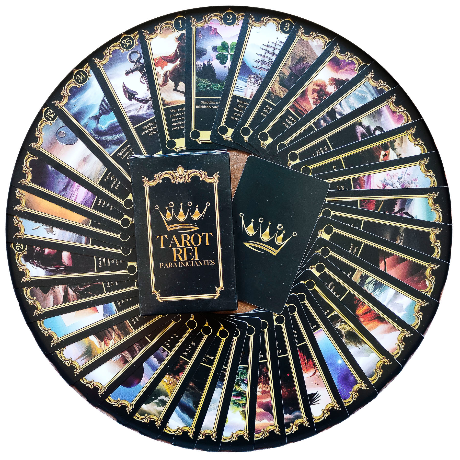 Tarot Reis Para Iniciantes 36 Cartas Explicativas - Império de Padilha ...