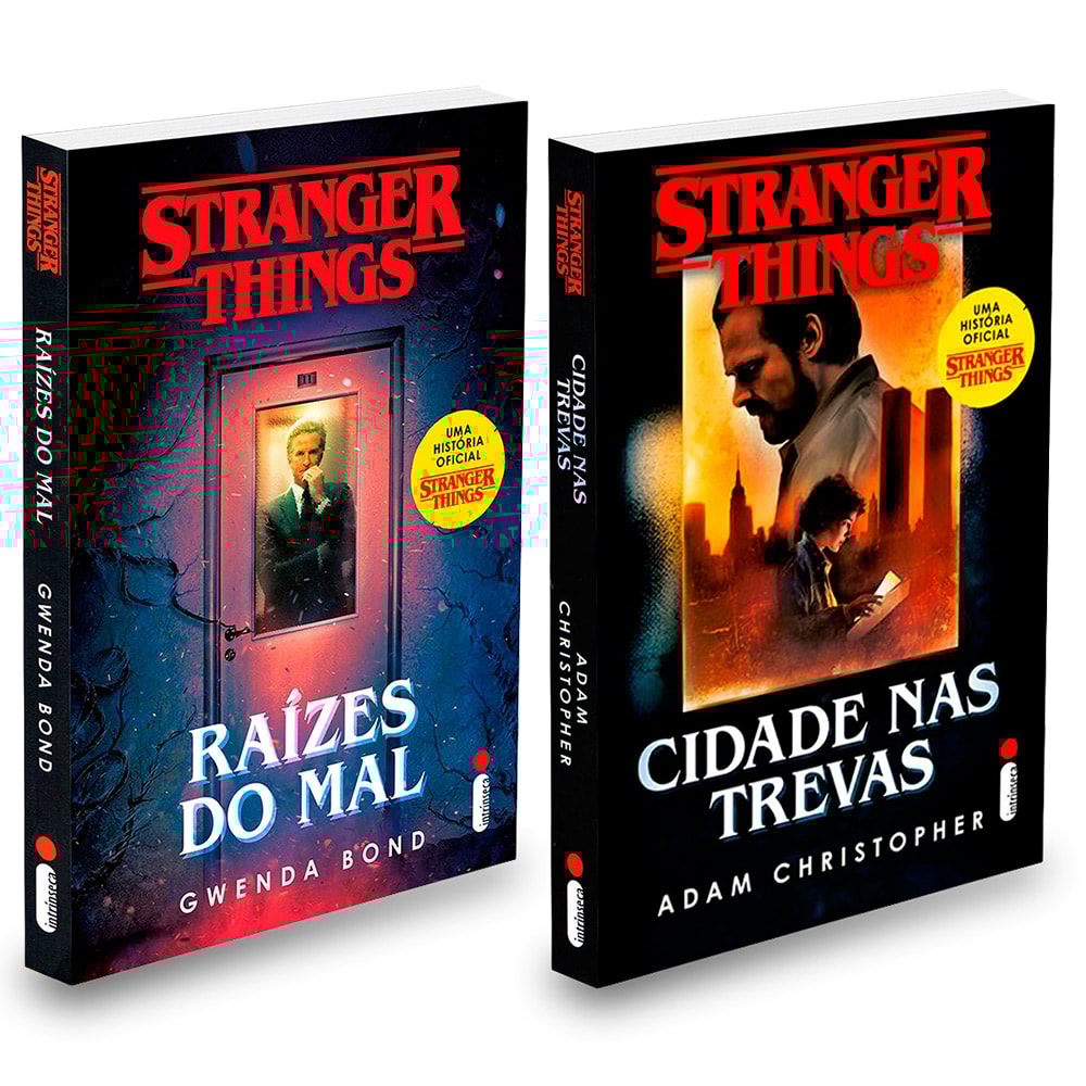 Kit Stranger Things com 4 Livros Oficiais da Série - Boa Nova Atacado