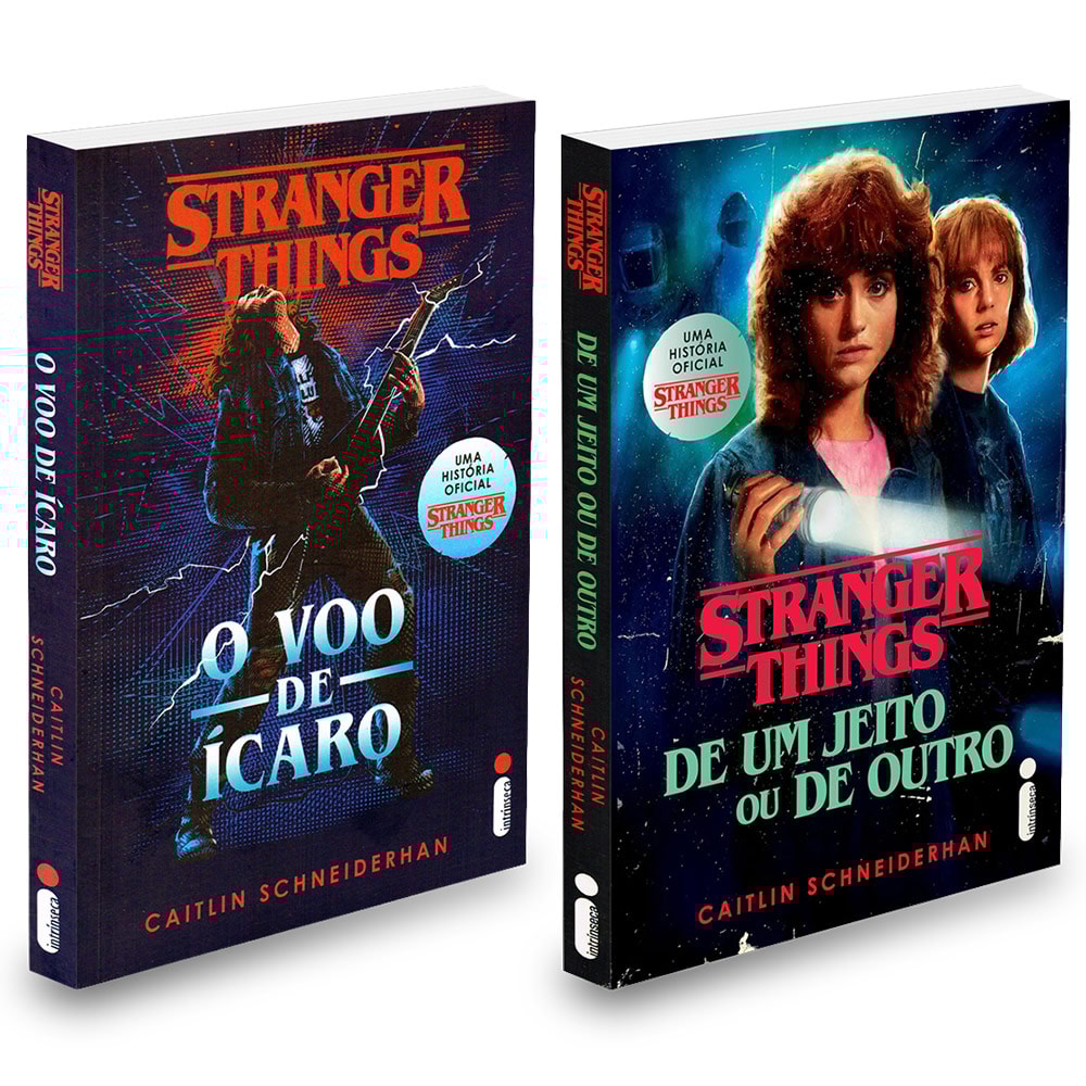 Kit Stranger Things com 4 Livros Oficiais da Série - Boa Nova Atacado