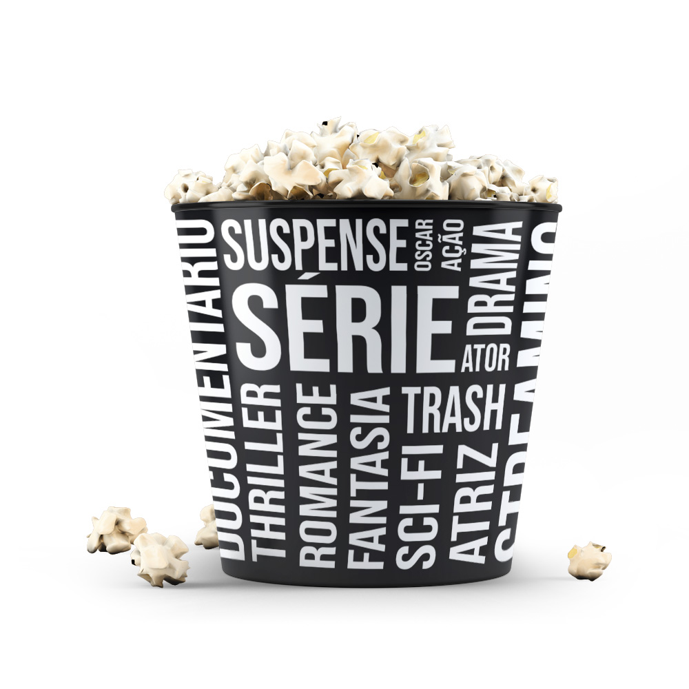 Balde de Pipoca 3,5 Litros - Cinéfilo - Beek Geek's Stuff