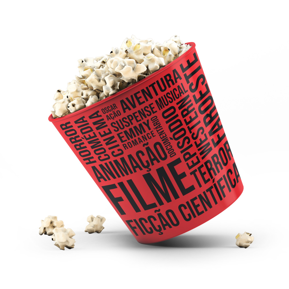 Balde de Pipoca 3,5 Litros - Cinéfilo - Beek Geek's Stuff