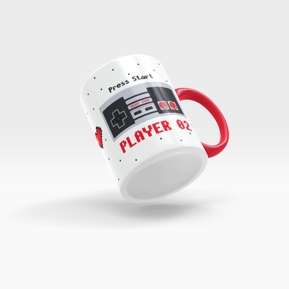 Kit 2 Canecas Casal NES Player 01/02 - Beek - Beek Geek's Stuff