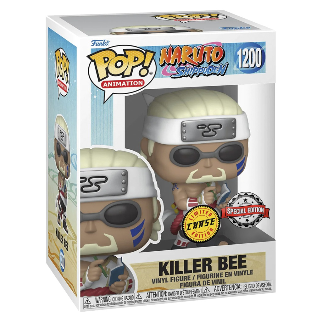 Funko Pop 1200 Naruto Shippuden killer Bee Chase Limited Edition ...