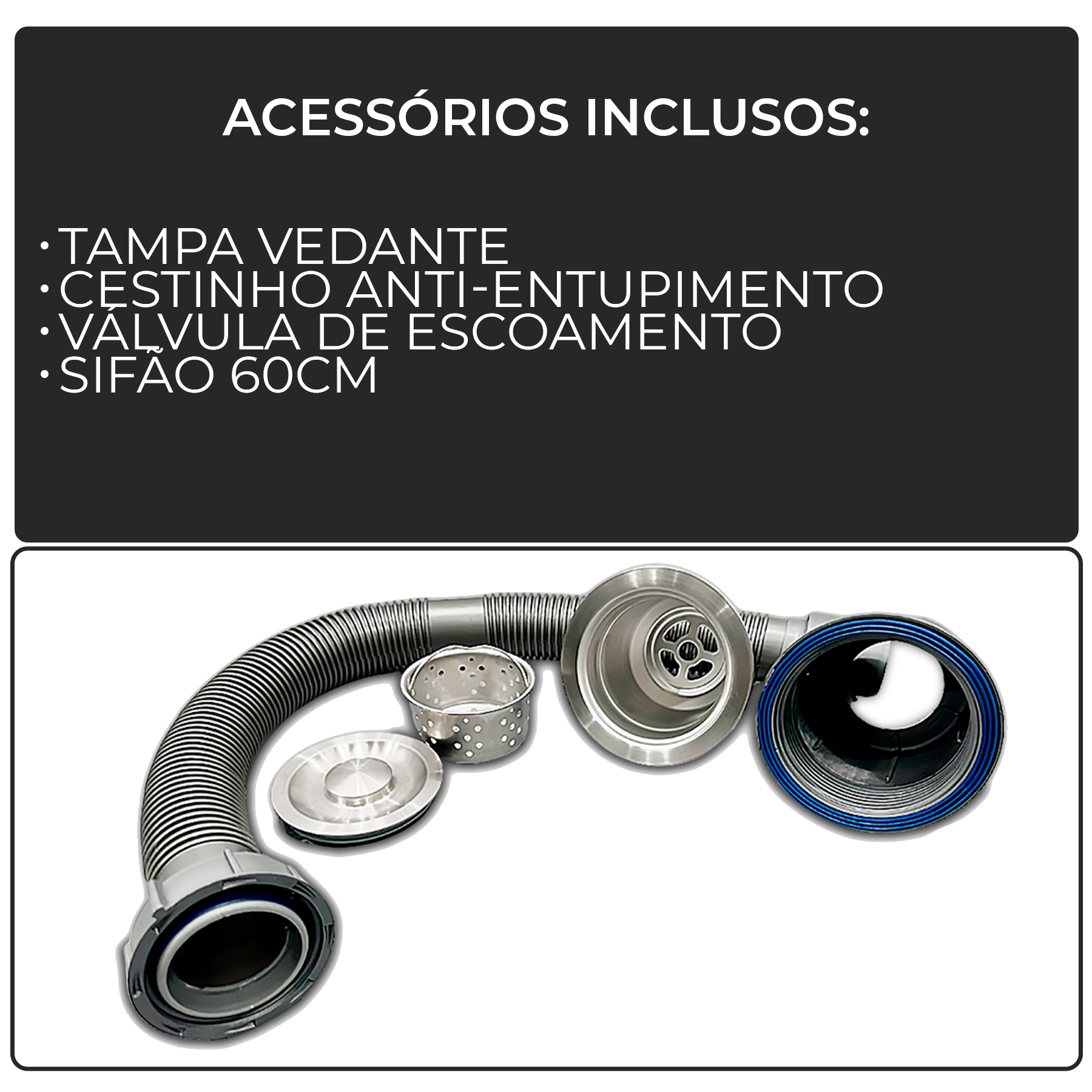 Tanque Sobrepor Ou Embutir Lavar Roupa Inox 304 Lavanderia - INOWAR