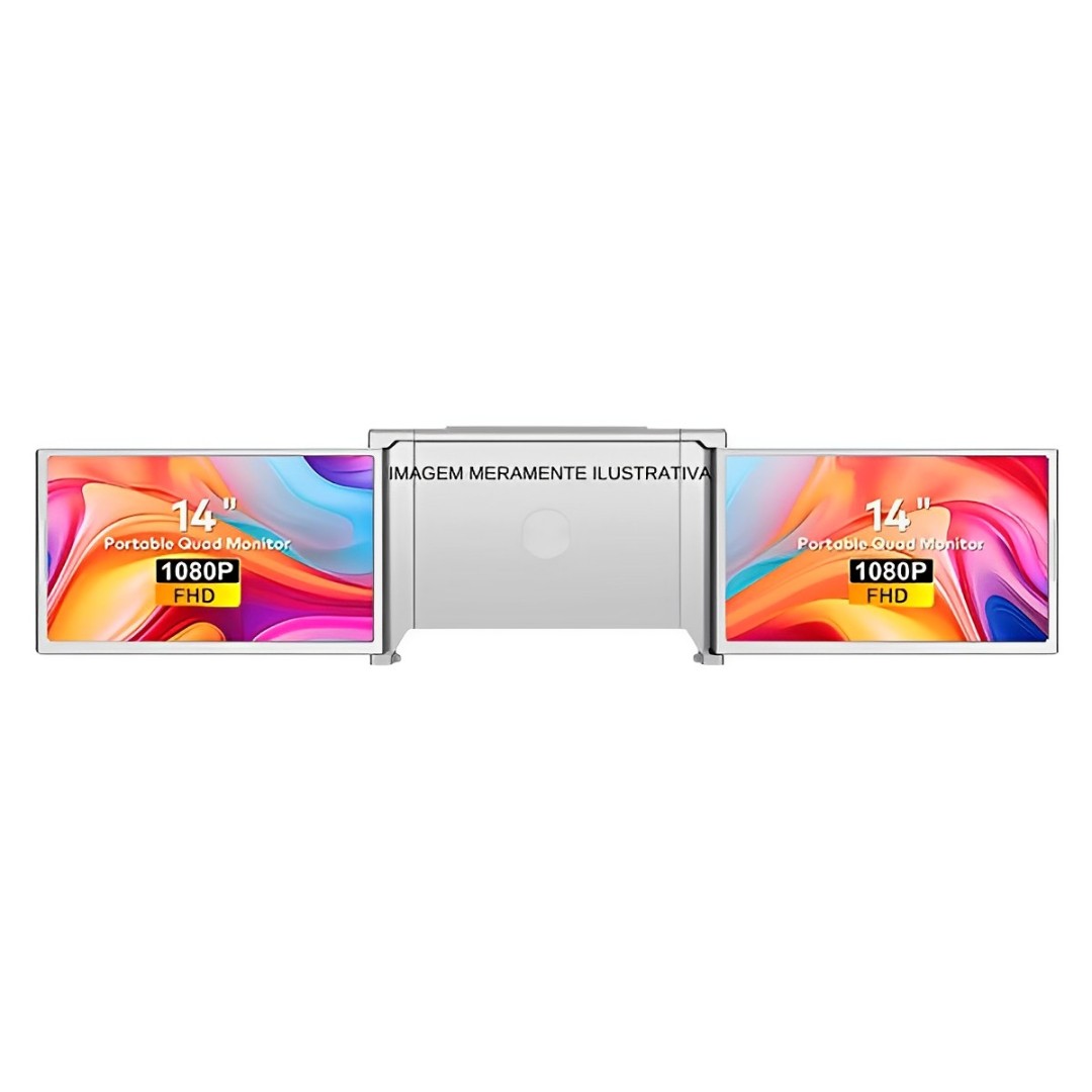 Extensor Tela Dupla Notebook 14 Polegadas 1920x1080 Full HD - Bretalle