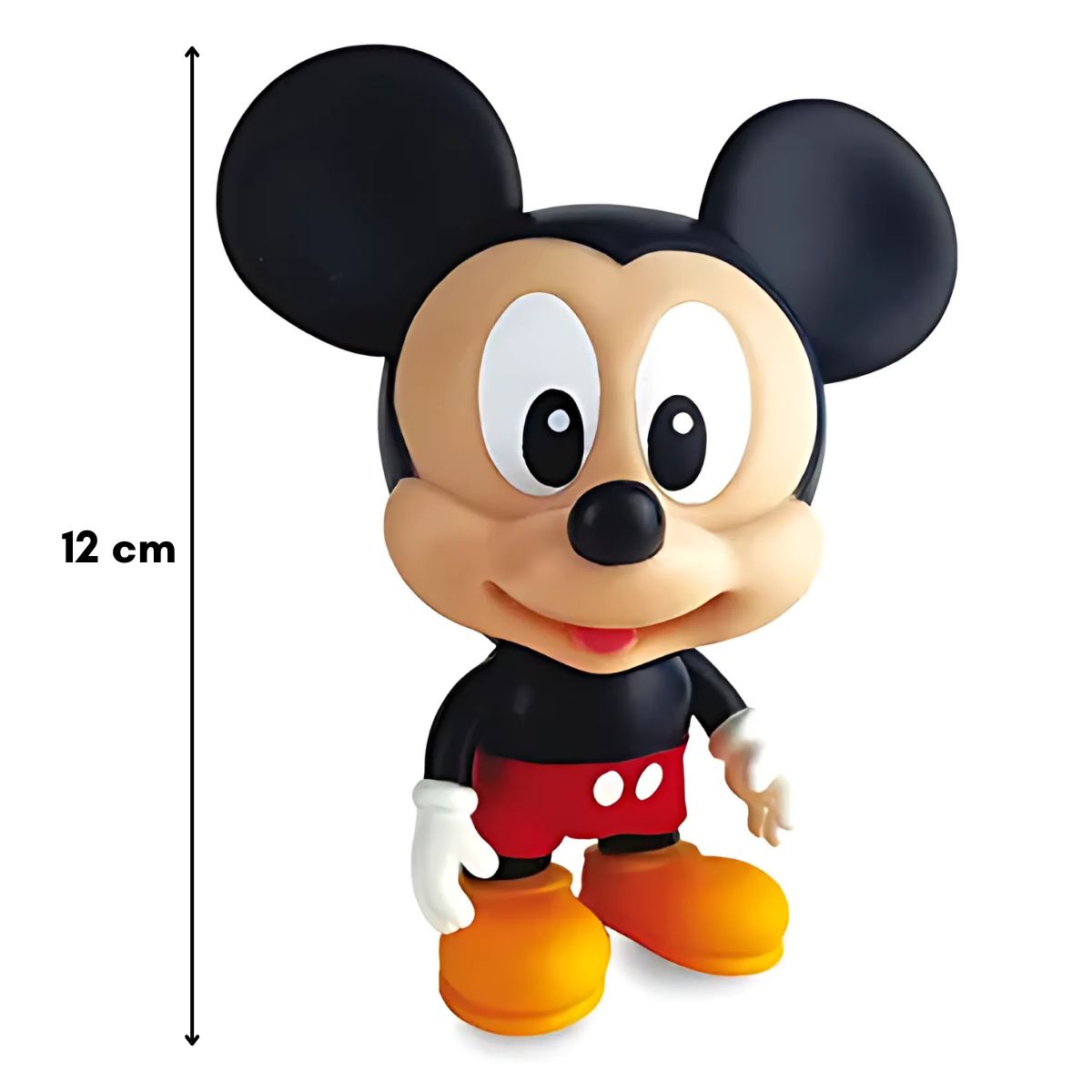 Boneco Vinil Articulado Mickey Disney Junior 12cm Líder Brinquedos ...