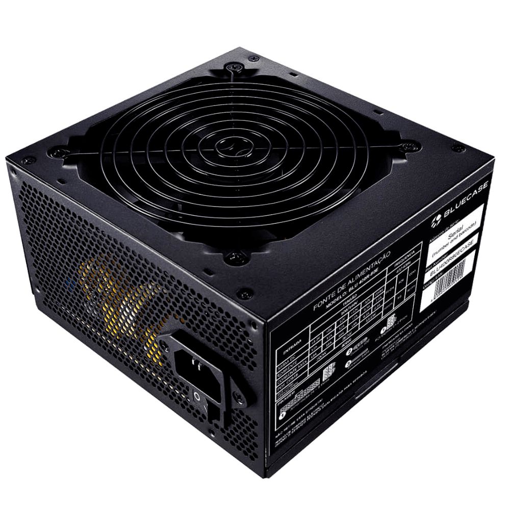 FONTE 400W GAMER 80 PLUS BRONZE 400W BLU400R-82E BLUECASE - Vidacom