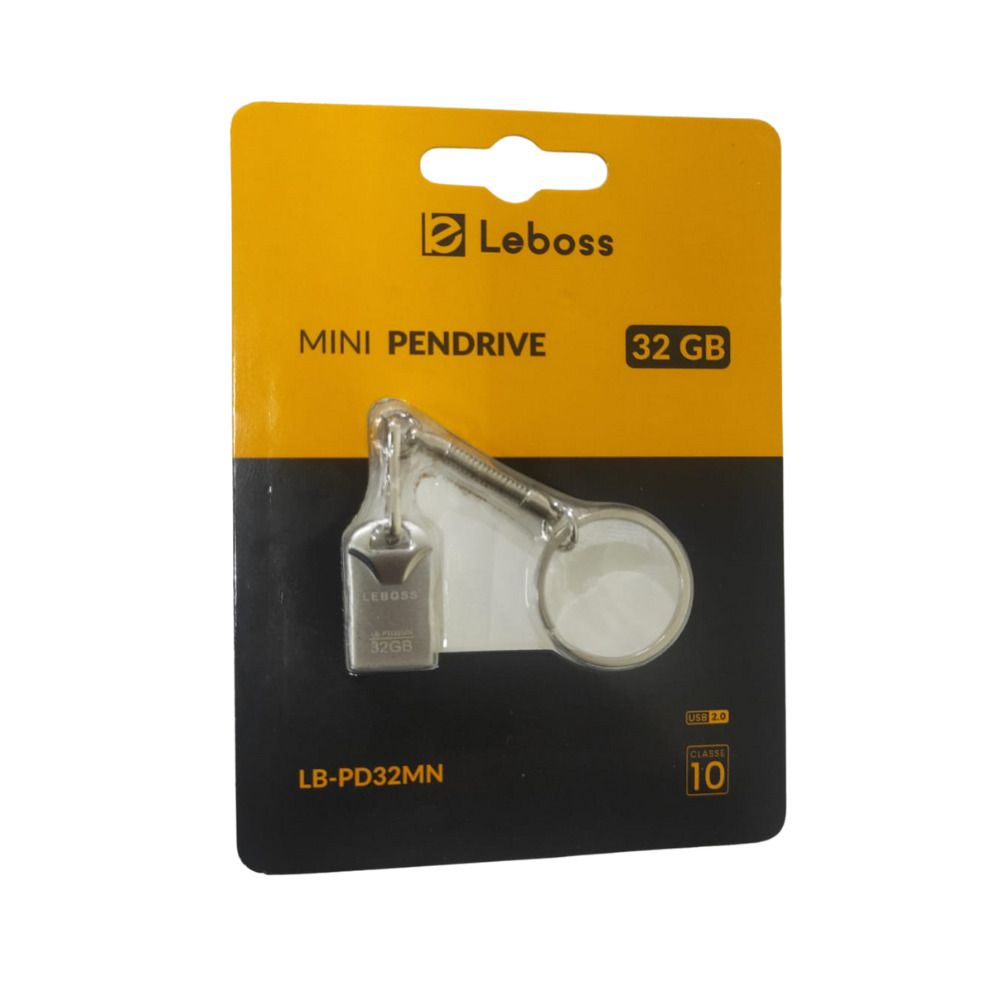 MINI PENDRIVE USB2.0 32GB LB-PD32MN LEBOSS - Vidacom