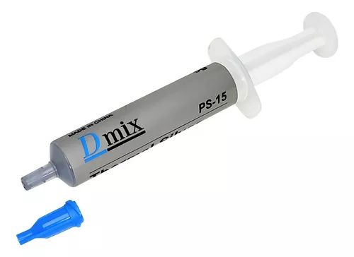 PASTA TERMICA PRATA 5G COM PAZINHA PS-15 ALTA CONDUTIVIDADE DMIX - Vidacom