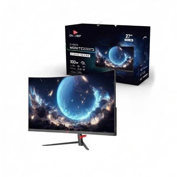 MONITOR GAMER CURVO 23,6 100HZ 1MS HDMI VGA D-GR236 GAMING SERIES ...