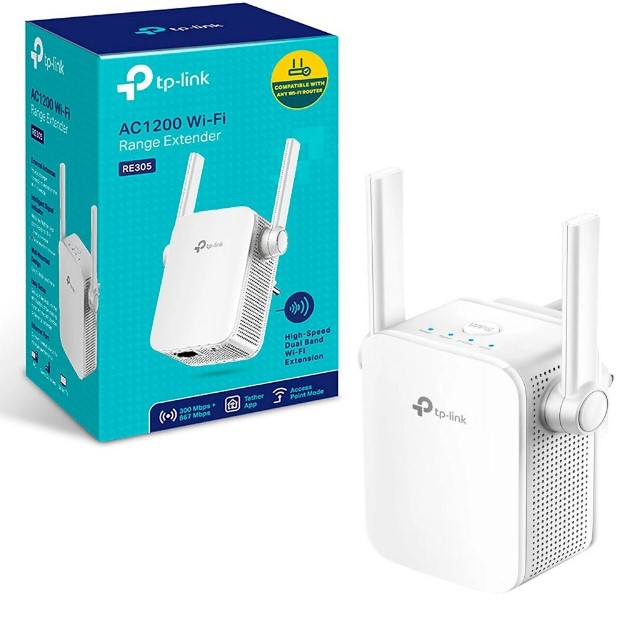 REPETIDOR DE SINAL TP-LINK TL-RE305 AC1200 DUAL BAND - Vidacom