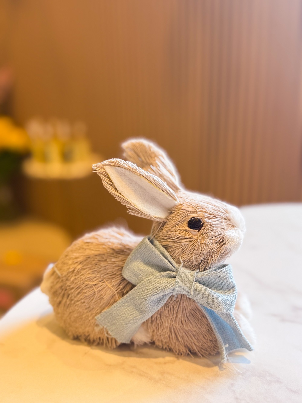 Coelho De Páscoa Macho De Palha - Florarte - Mavih Decor