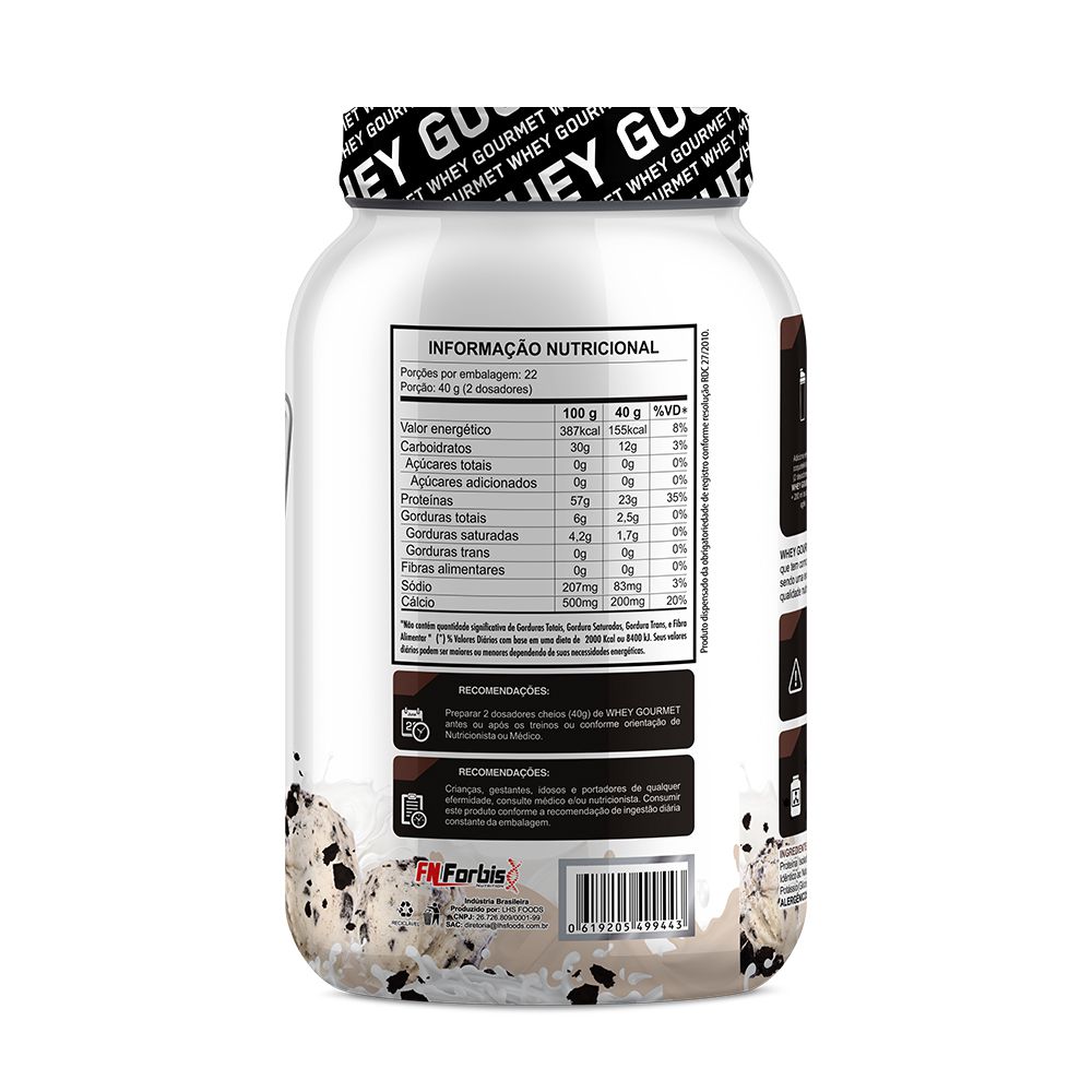 Whey Protein Gourmet 907g Pote - FN Forbis - Forbis Nutrition
